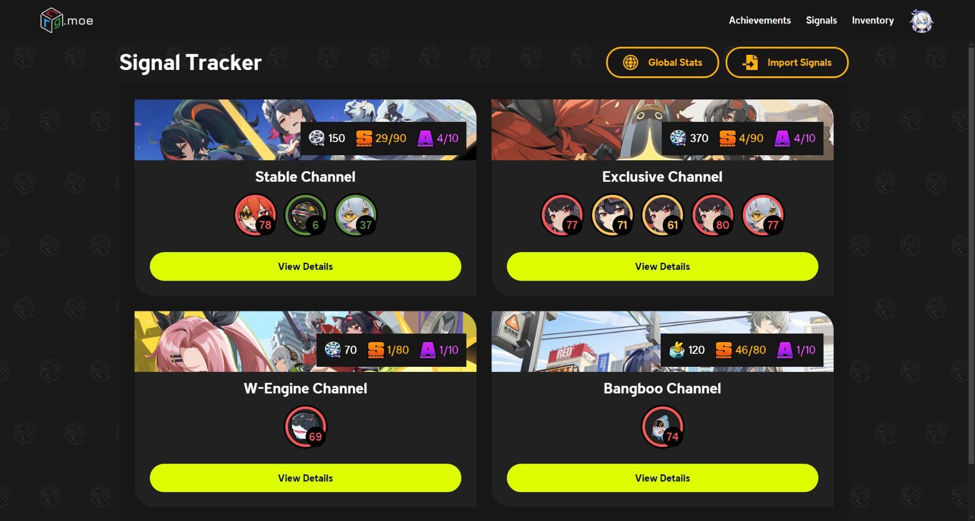 【心得】絕區零網頁版抽卡分析統計工具 @絕區零 哈啦板 - 巴哈姆特