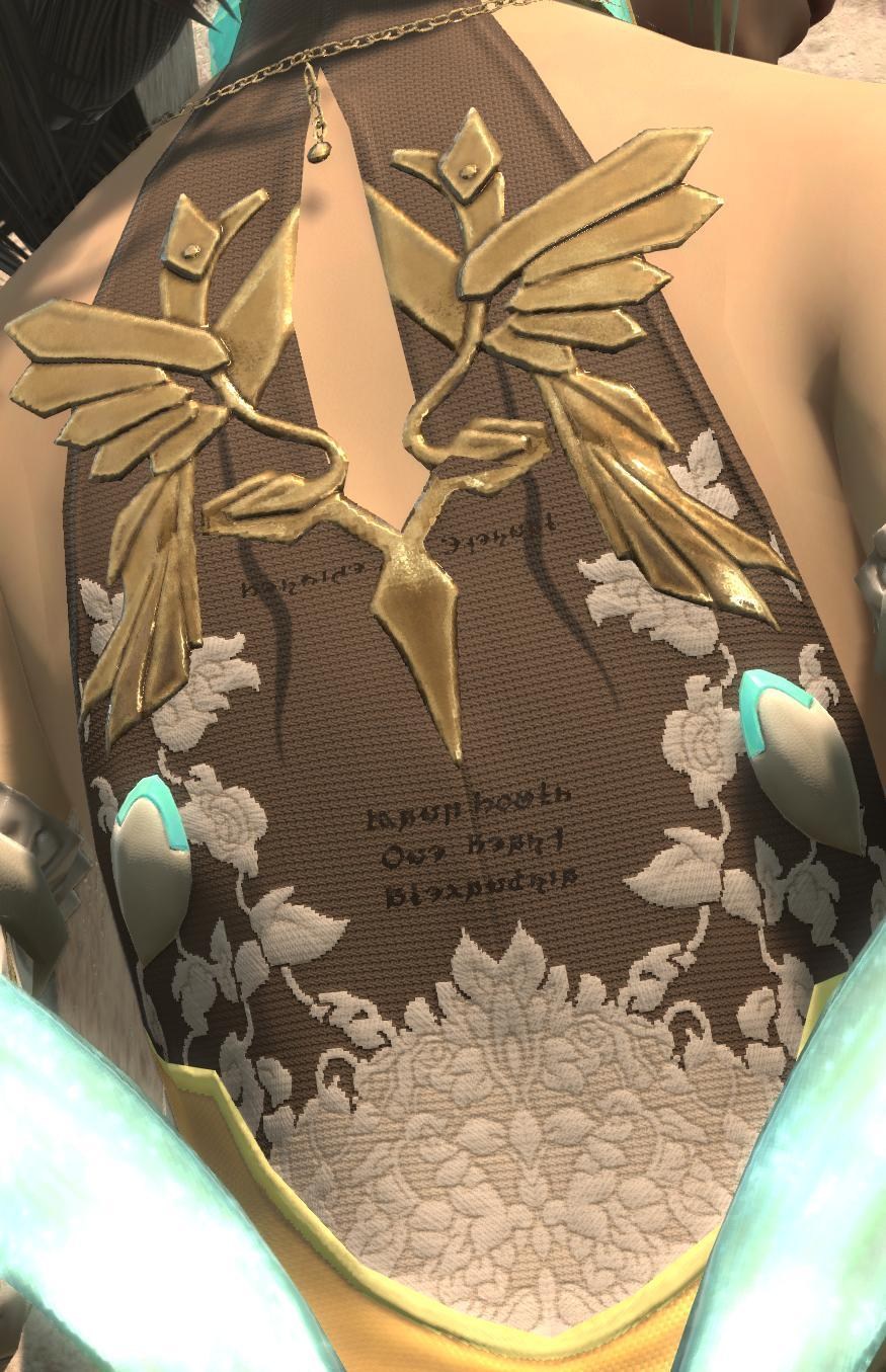 【情報】7.0主線重要角色：服飾上的文字和翻譯 @Final Fantasy XIV 哈啦板 - 巴哈姆特