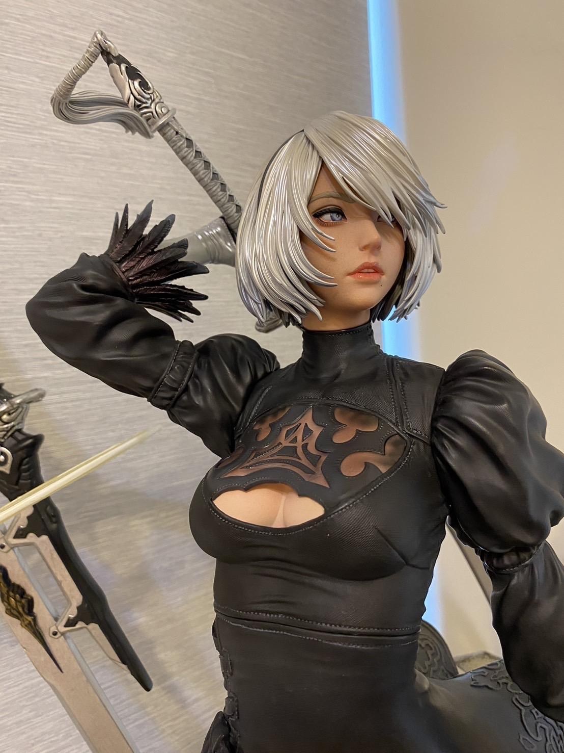 【討論】簡單開箱 Prime1Studio MASTERLINE NieR尼爾自動人形2B 1/3DX豪華版 @綜合公仔玩具討論區 哈啦板 ...