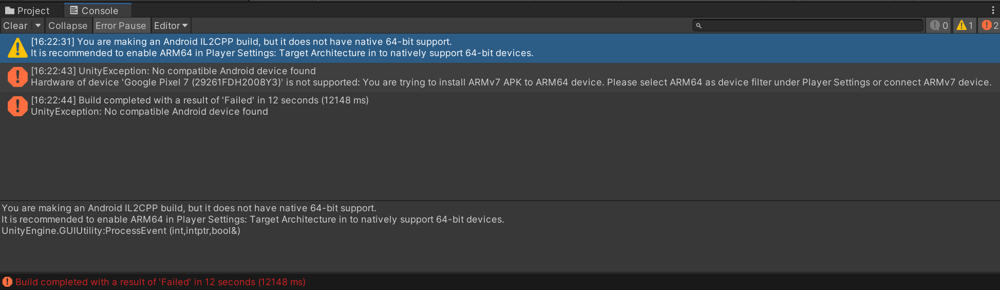 【問題】Unity 2022.3.14f1 Android專案無法成功build and run(以解決) @Unity 遊戲引擎 哈啦板 - 巴哈姆特