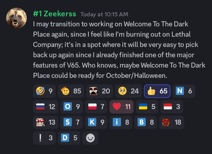 【情報】Zeekerss的重要消息 @Lethal Company 哈啦板 - 巴哈姆特