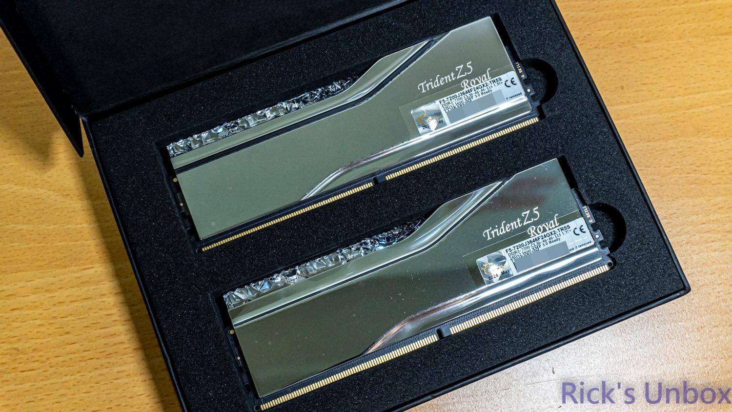 【心得】【開箱】尊爵不凡的視覺饗宴 | G.SKILL Trident Z5 Royal 皇家戟 DDR5 SILVER 24Gx2 ...