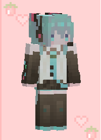 【SKIN】Miku @Minecraft 我的世界（當個創世神） 哈啦板 - 巴哈姆特