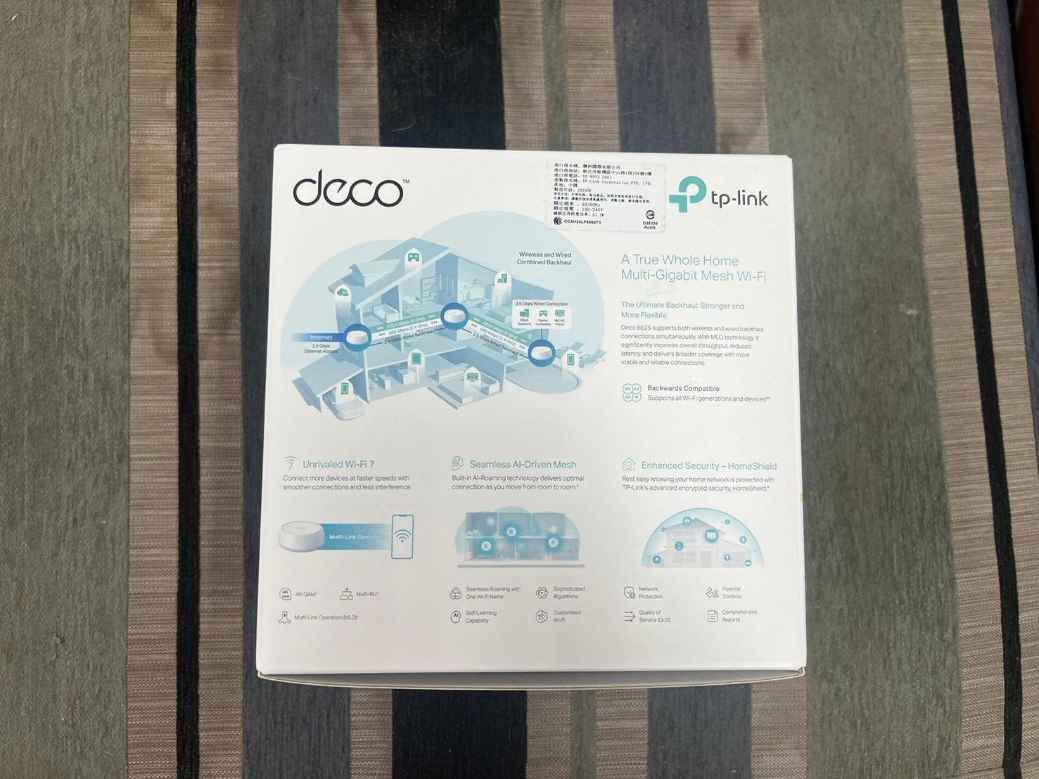 【心得】TP-Link Deco Be25 WiFi 7 路由器開箱 @電腦應用綜合討論 哈啦板 - 巴哈姆特