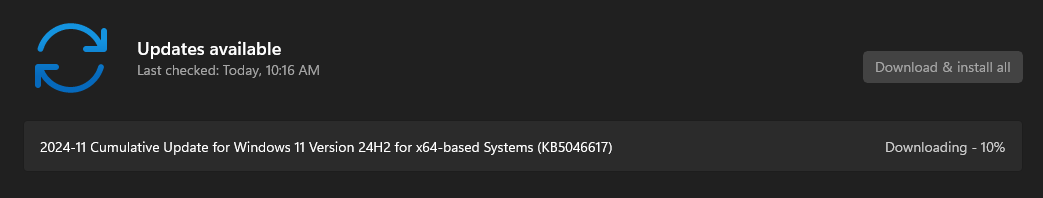 【問題】windows update 異常(24h2) @電腦應用綜合討論 哈啦板 - 巴哈姆特