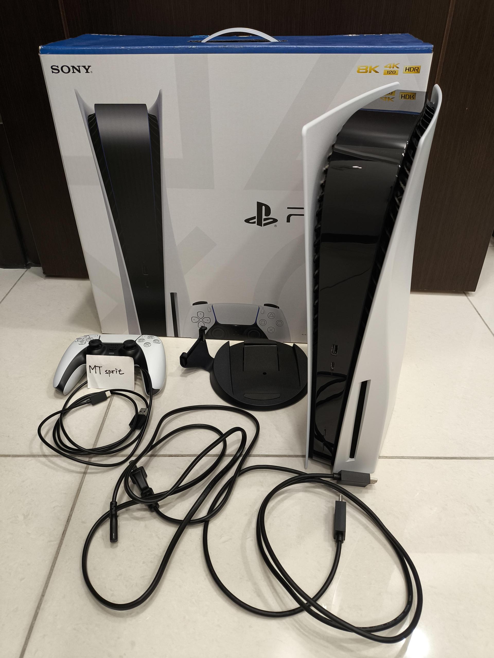 【售】PS5 光碟版 CFI-1118A 含外盒、手把、各類線材(已售出) @ACG二手交易板 哈啦板 - 巴哈姆特