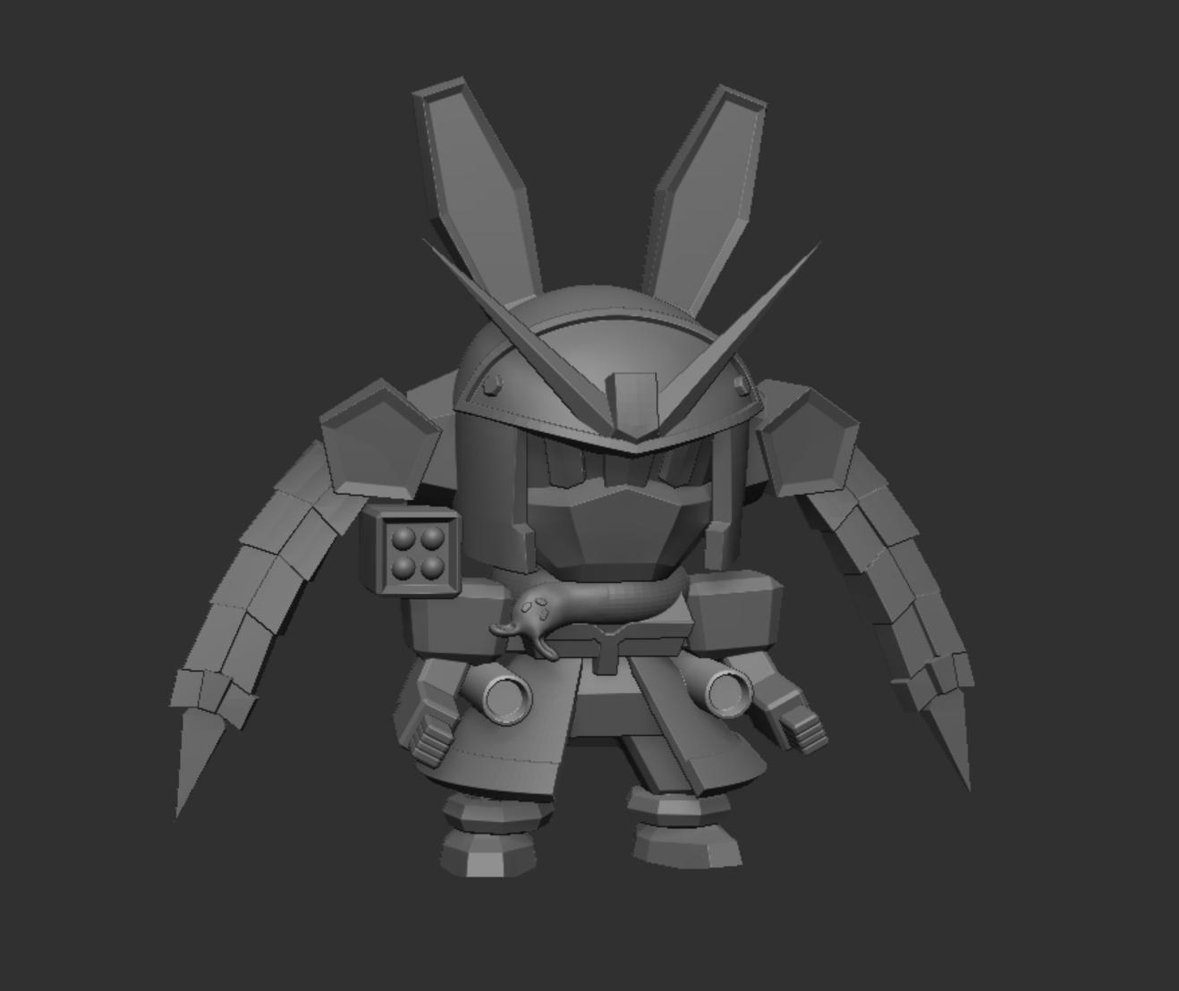 【問題】試作的Pekora gundam模型(提供3D檔案)感謝作者制作這麼好玩遊戲. @HoloCure 哈啦板 - 巴哈姆特