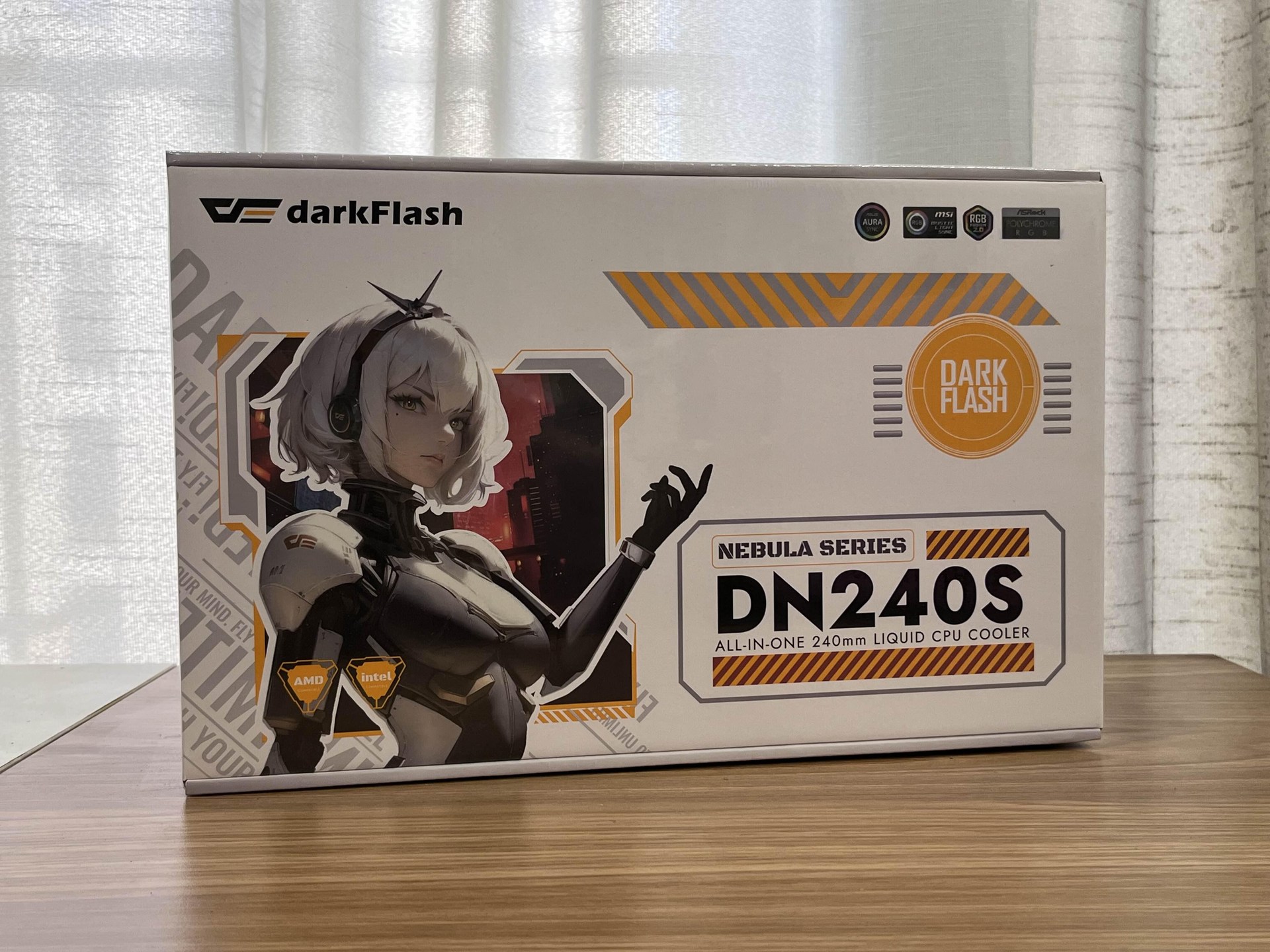 【心得】開箱：粉嫩極簡風！darkFlash moti mini 粉色機殼 & DN-240S 白色LCD水冷 @電腦應用綜合討論 哈啦板 ...