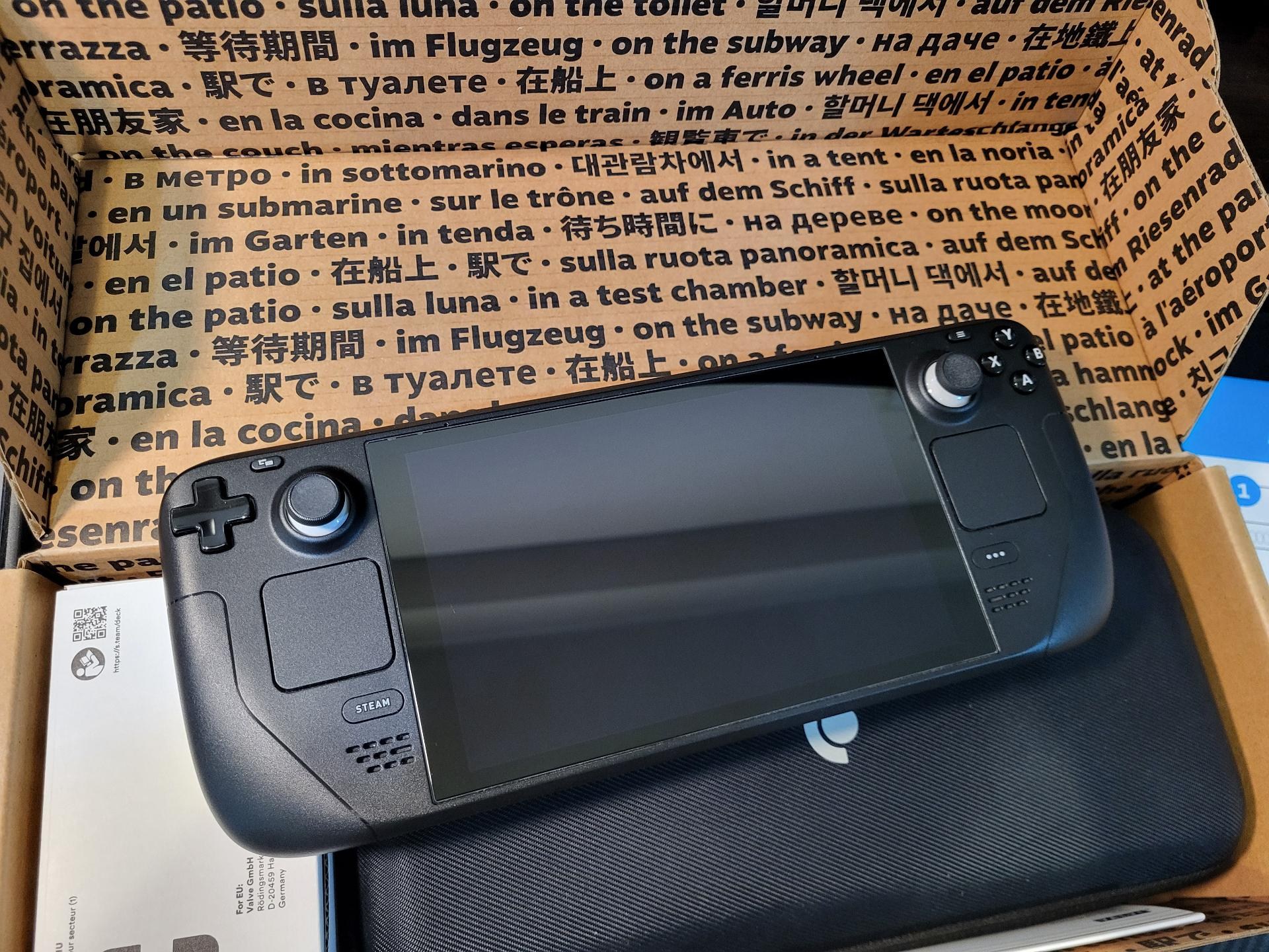 〔售〕SteamDeck LCD 1TB @ACG二手交易板 哈啦板 - 巴哈姆特