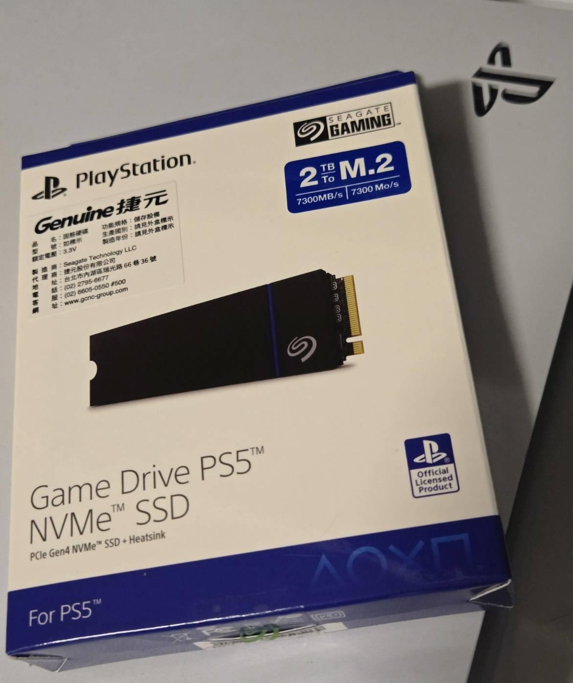 【情報】希捷Seagate Game Drive PS5 2TB PCIe Gen4 M.2 SSD PS5專屬授權 超級最下殺 ...