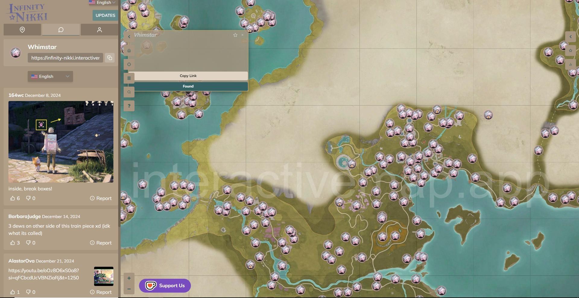 【攻略】分享幾個全收集地圖網站 @無限暖暖 哈啦板 - 巴哈姆特