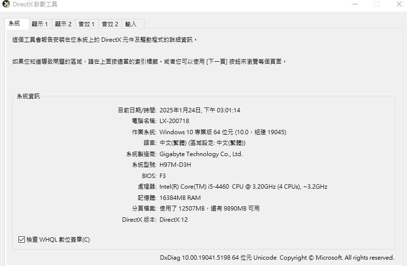 【問題】版本已經是DX12 問題 無法遊玩 @FF 最終幻想 系列（太空戰士） 哈啦板 - 巴哈姆特