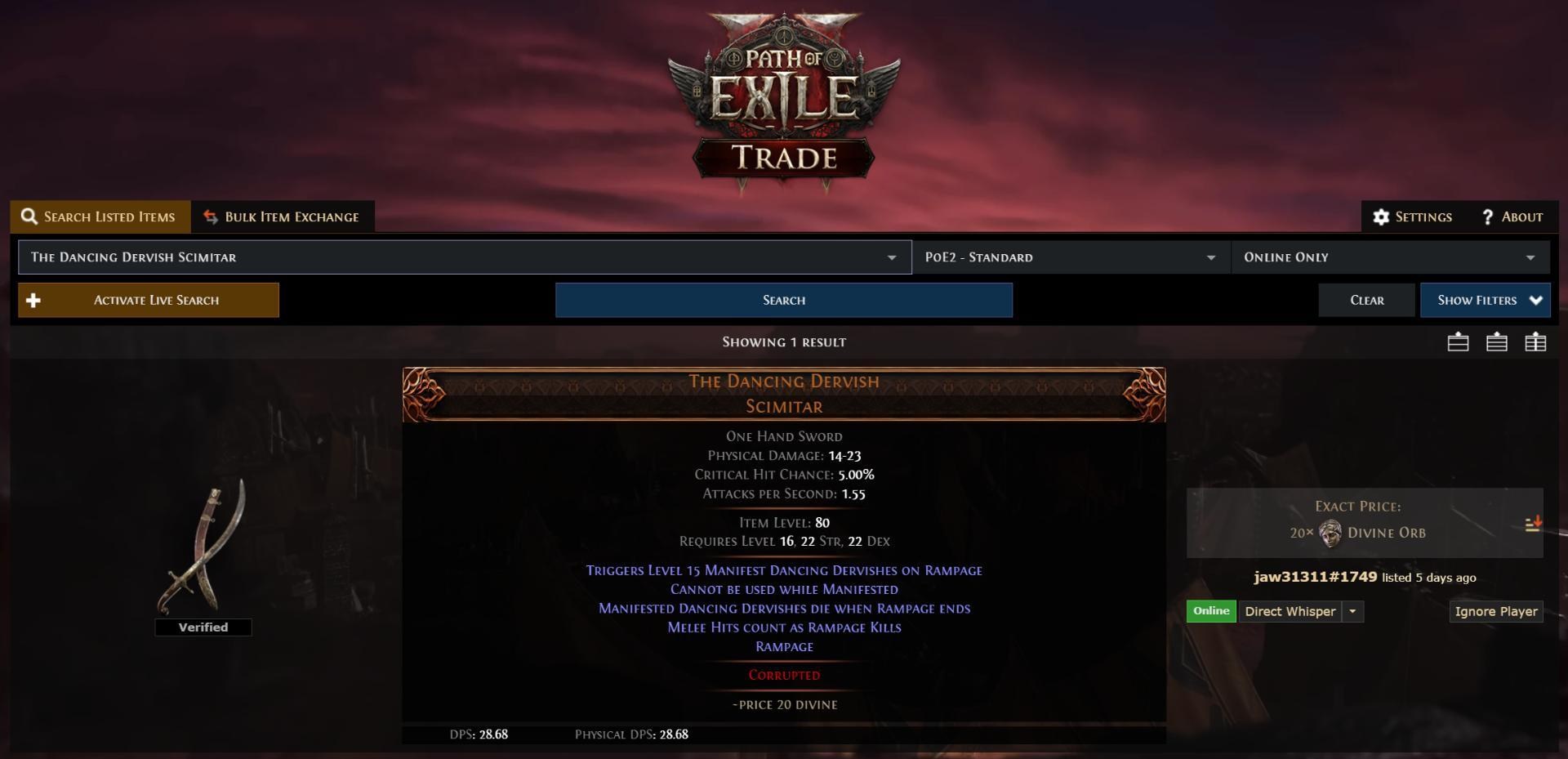 【情報】看到編年史更新劍系武器 @流亡黯道 Path of Exile 哈啦板 - 巴哈姆特