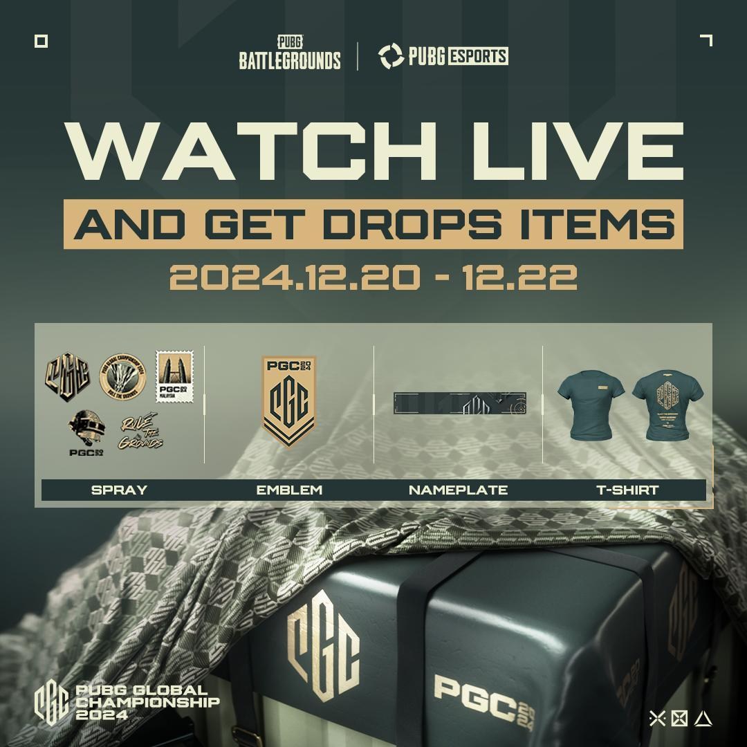 【情報】【PGC 2024賽事直播CDK 更新替換】 @絕地求生 PUBG 哈啦板 - 巴哈姆特