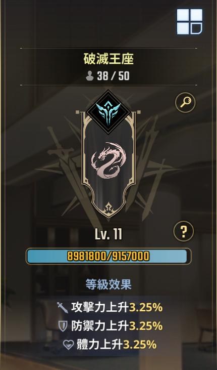 【討論】LV11->LV12公會徵人 《破滅王座》 @我獨自升級：ARISE 哈啦板 - 巴哈姆特