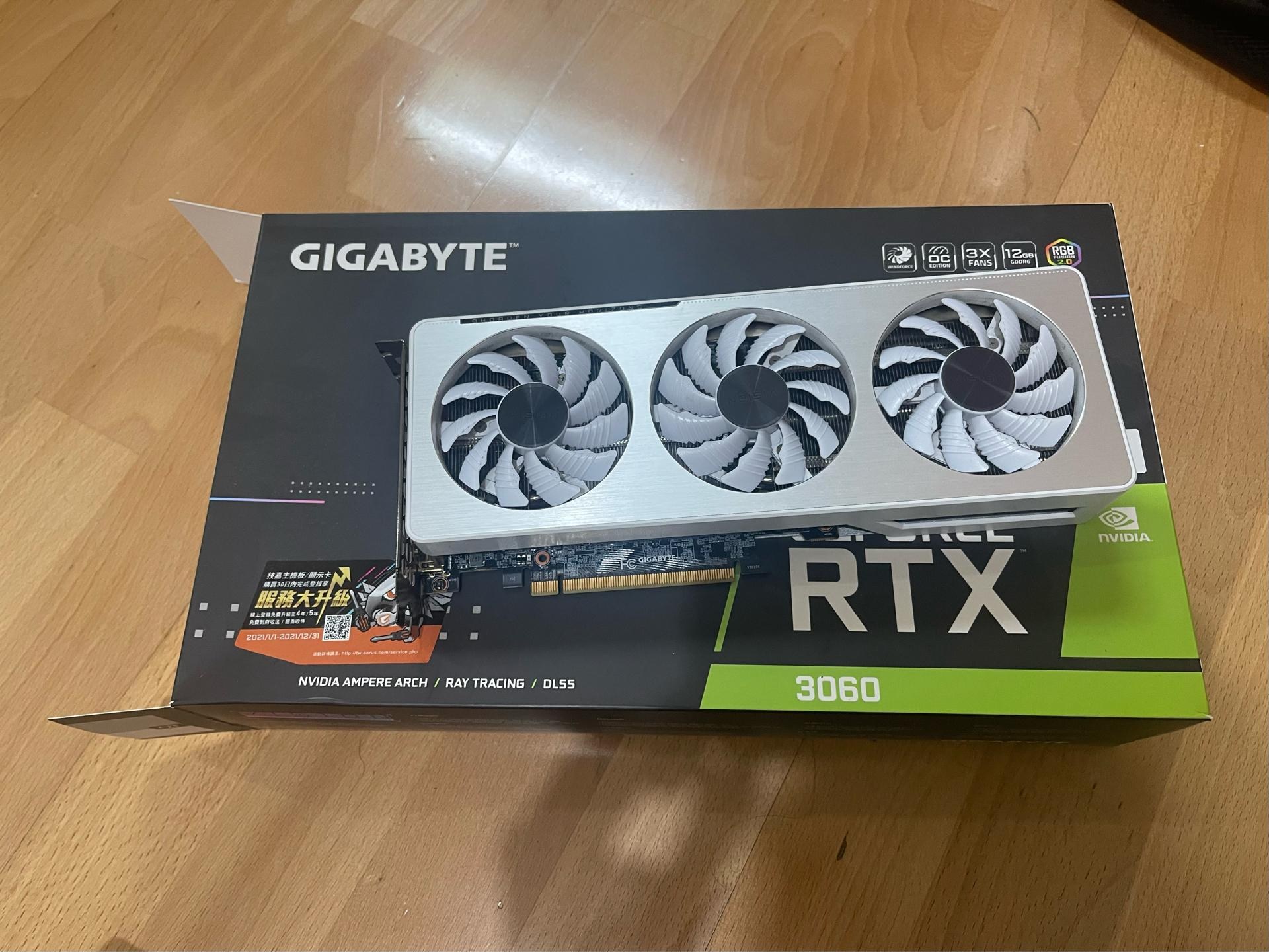 【其他】【出售】RTX 3060 3060 VISION OC 12G @ACG二手交易板 哈啦板 - 巴哈姆特
