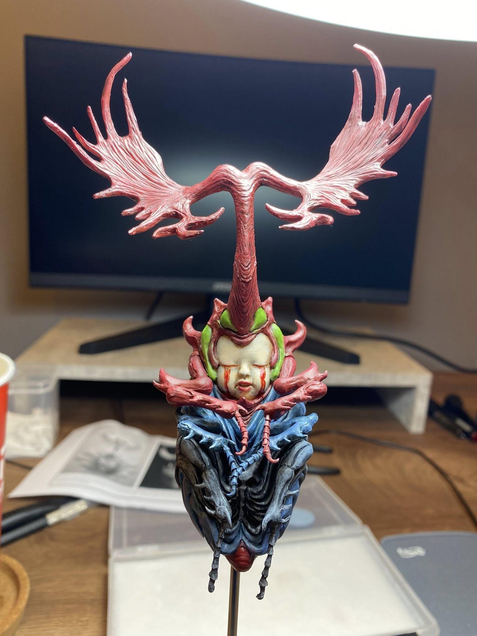 【閒聊】不專業製作，馬來西亞的「鹿角蟲」by原型師「Hector Lim」 @綜合公仔玩具討論區 哈啦板 - 巴哈姆特