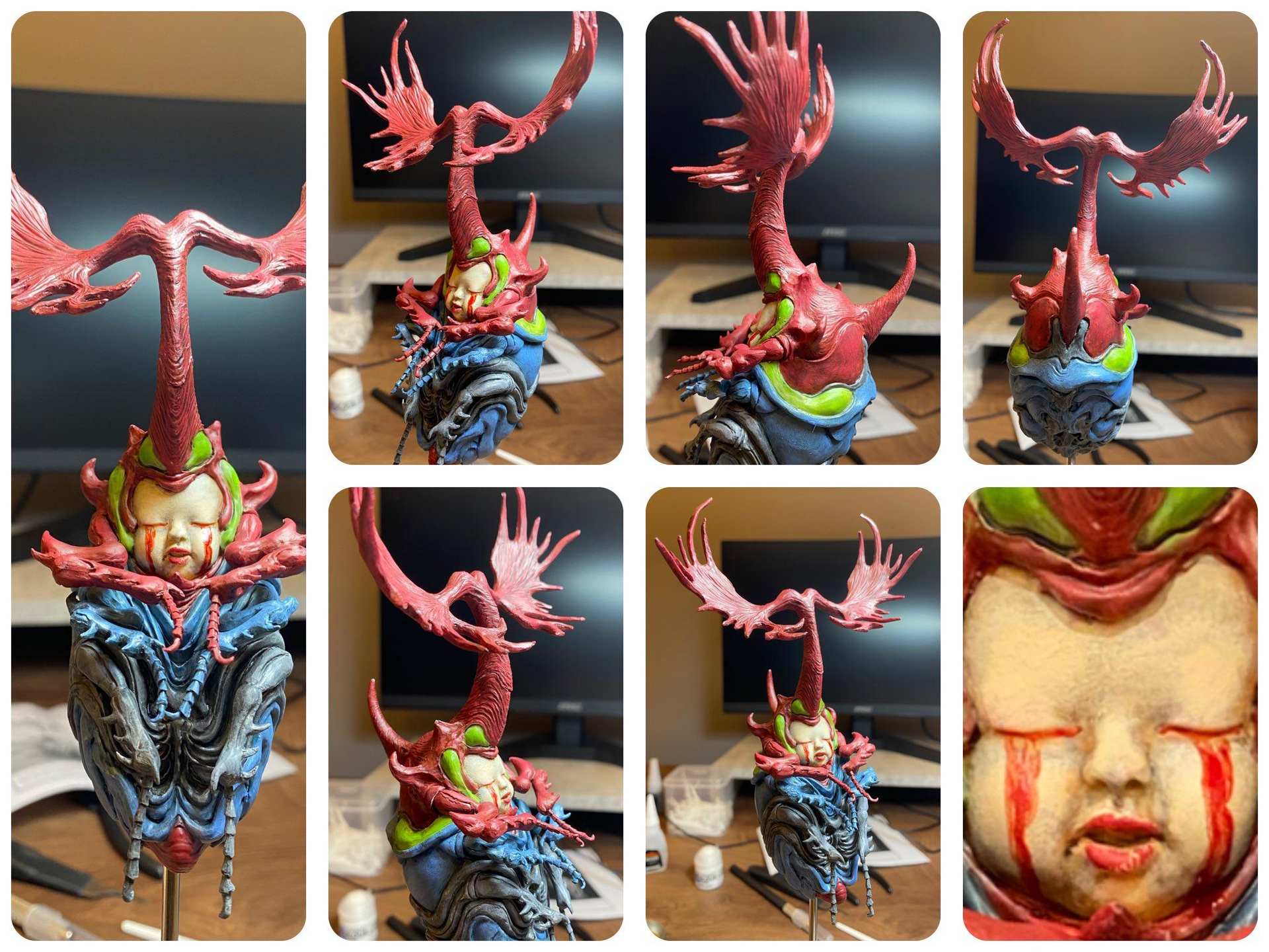 【閒聊】不專業製作，馬來西亞的「鹿角蟲」by原型師「Hector Lim」 @綜合公仔玩具討論區 哈啦板 - 巴哈姆特