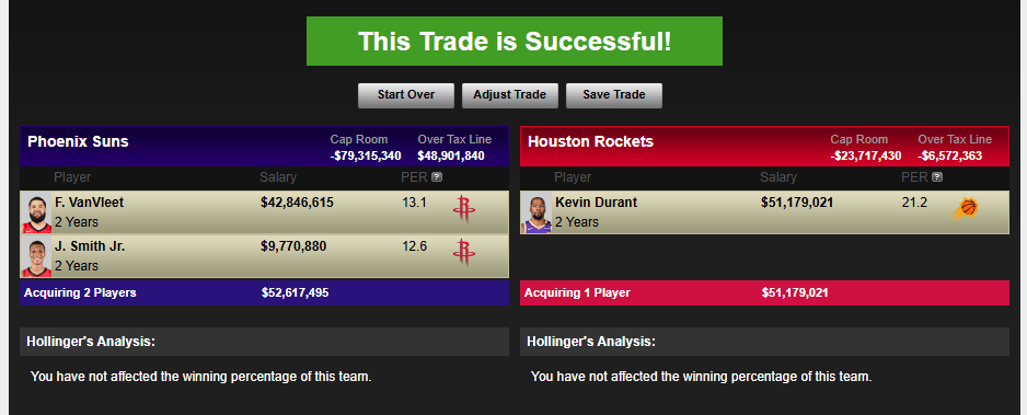 【閒聊】好玩的espn trade machine(集思廣益幫太陽交易KD) @NBA 系列 哈啦板 - 巴哈姆特