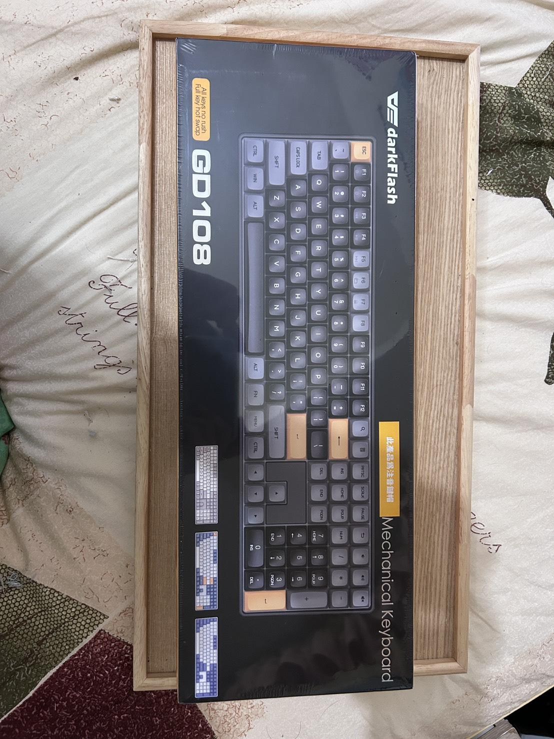 【心得】簡易開箱 無線機械鍵盤 darkFlash GD108 @電腦應用綜合討論 哈啦板 - 巴哈姆特