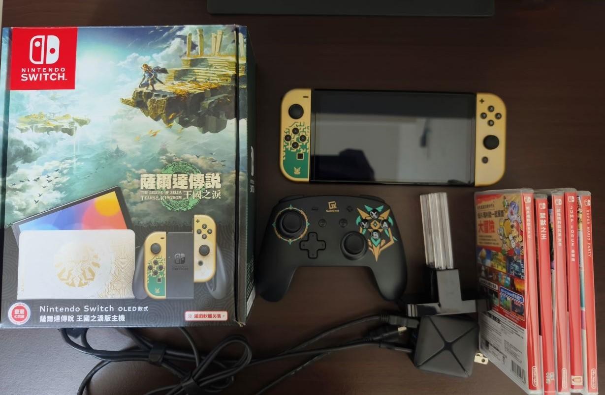 【出售】少玩近全新 NS 薩爾達大全配，[GAME'NIR] Switch/PC七代搖桿，聖獸之王，馬力歐派對，紙片馬力歐RPG，超級瑪利歐驚奇，JUMP FORCE @ACG二手交易板 哈啦 ...