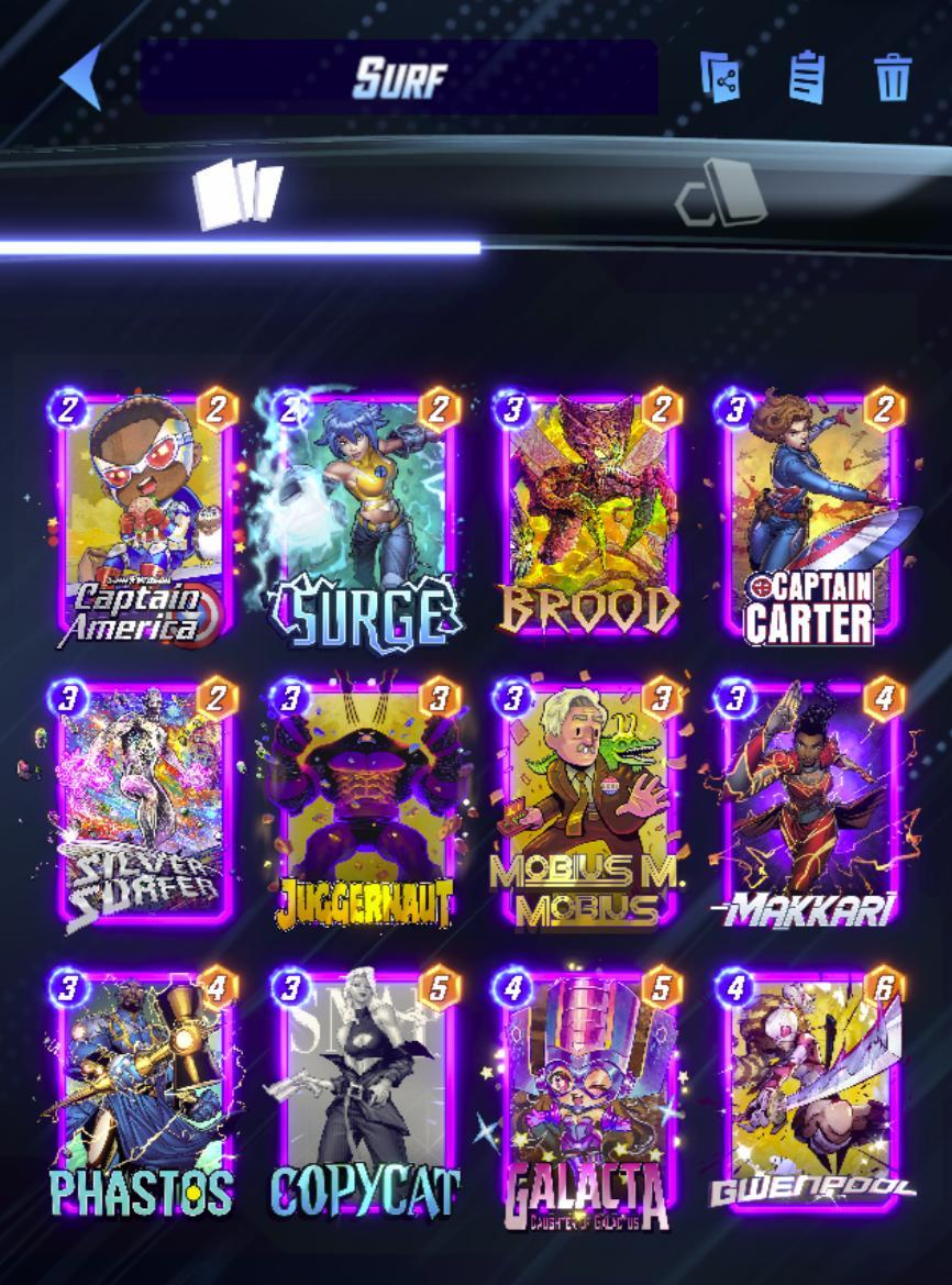 【心得】上週卡牌排行榜（5/6～5/12） @MARVEL SNAP 哈啦板 - 巴哈姆特