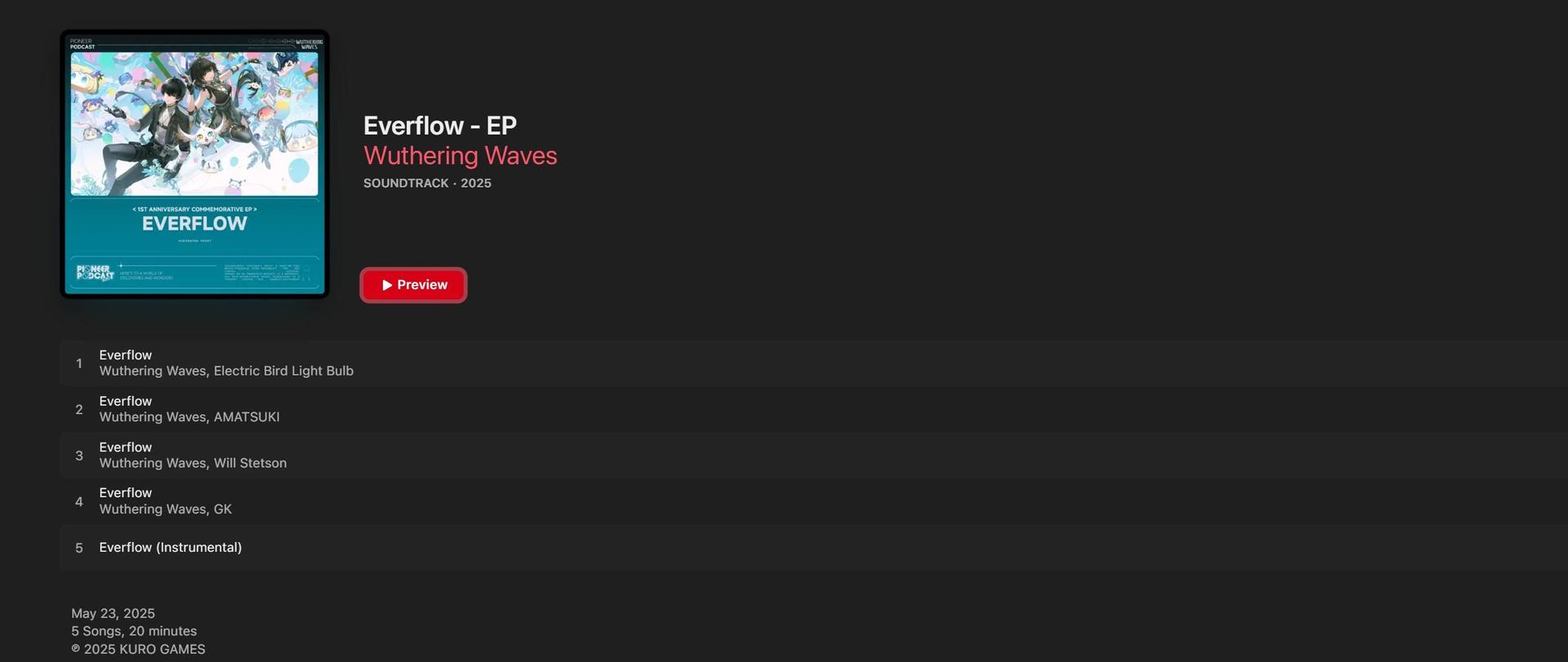 RE:【情報】影音平台鳴潮新音樂上架(2.3OST上架) @鳴潮 哈啦板 - 巴哈姆特