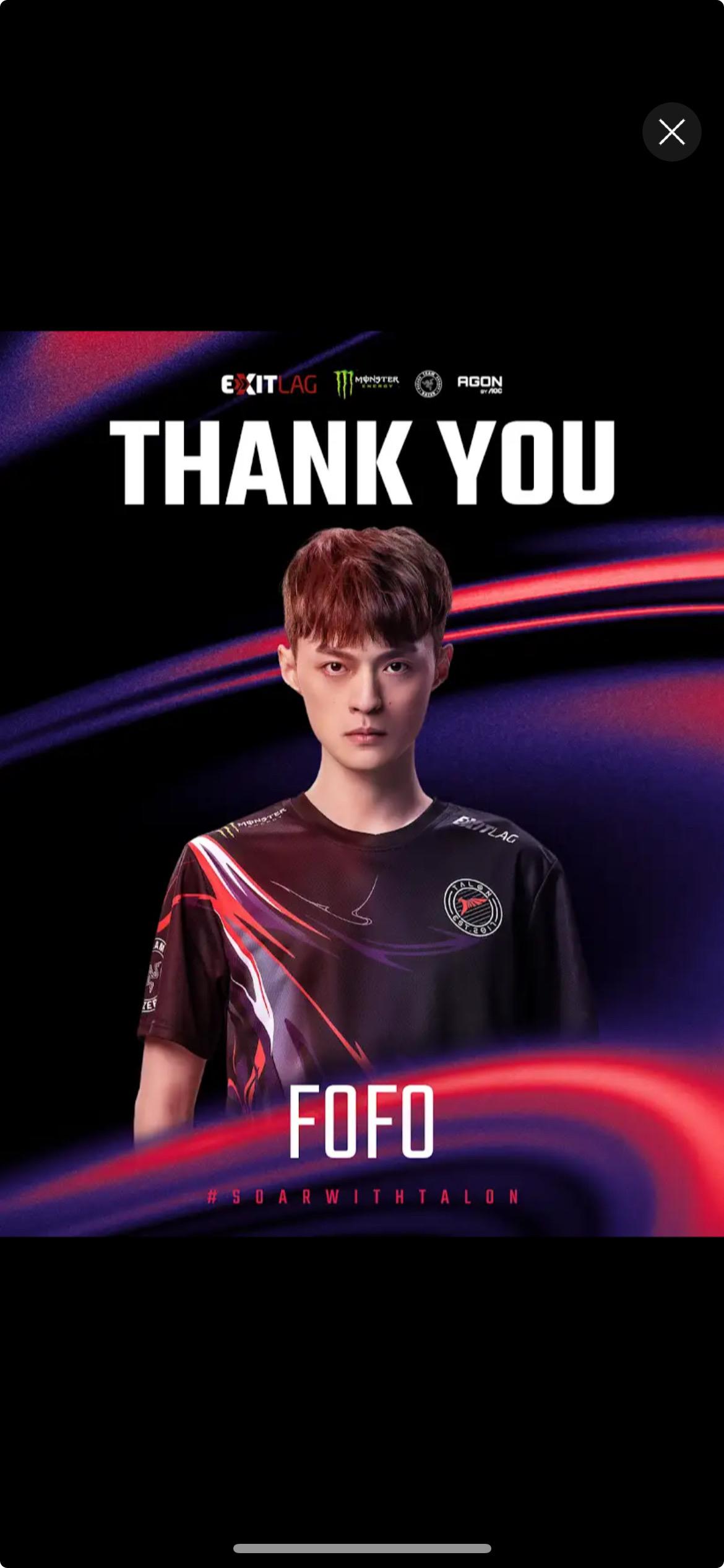 【情報】Thank you Fofo @英雄聯盟 League of Legends 哈啦板 - 巴哈姆特