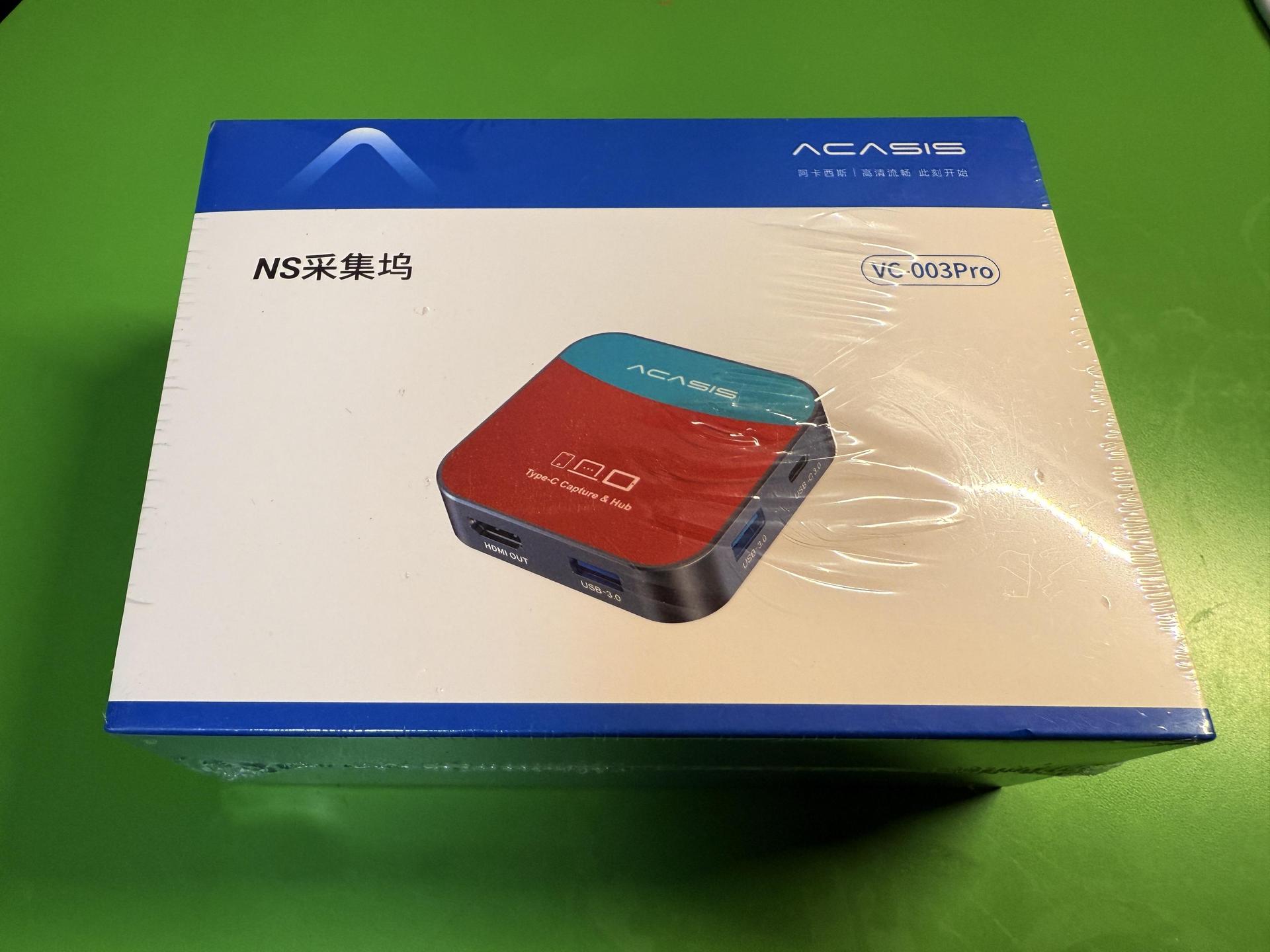 【心得】開箱 擷取卡 ACASIS VC003-Pro @NS / Nintendo Switch 哈啦板 - 巴哈姆特