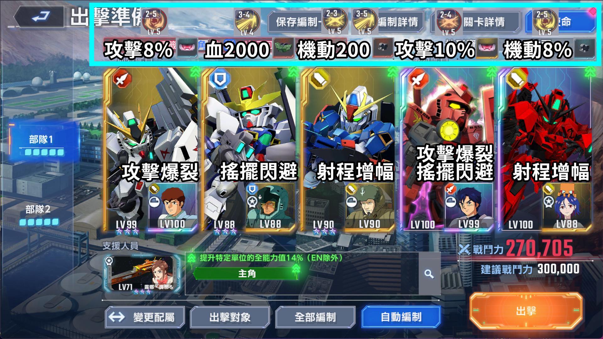 【攻略】永恆之路 EX4、EX5 通關打法參考(完結) @SD 鋼彈 G 世代 永恆 哈啦板 - 巴哈姆特