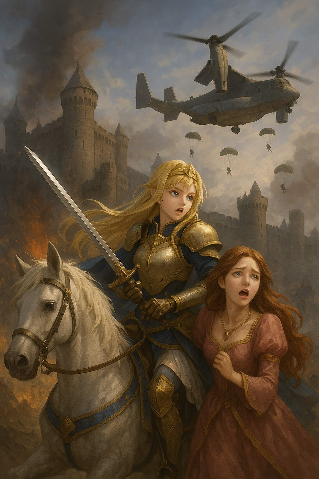 轉生異世界的公主騎士 第七十四章〈空中突襲前的演練〉 - valkyrie357的創作 - 巴哈姆特