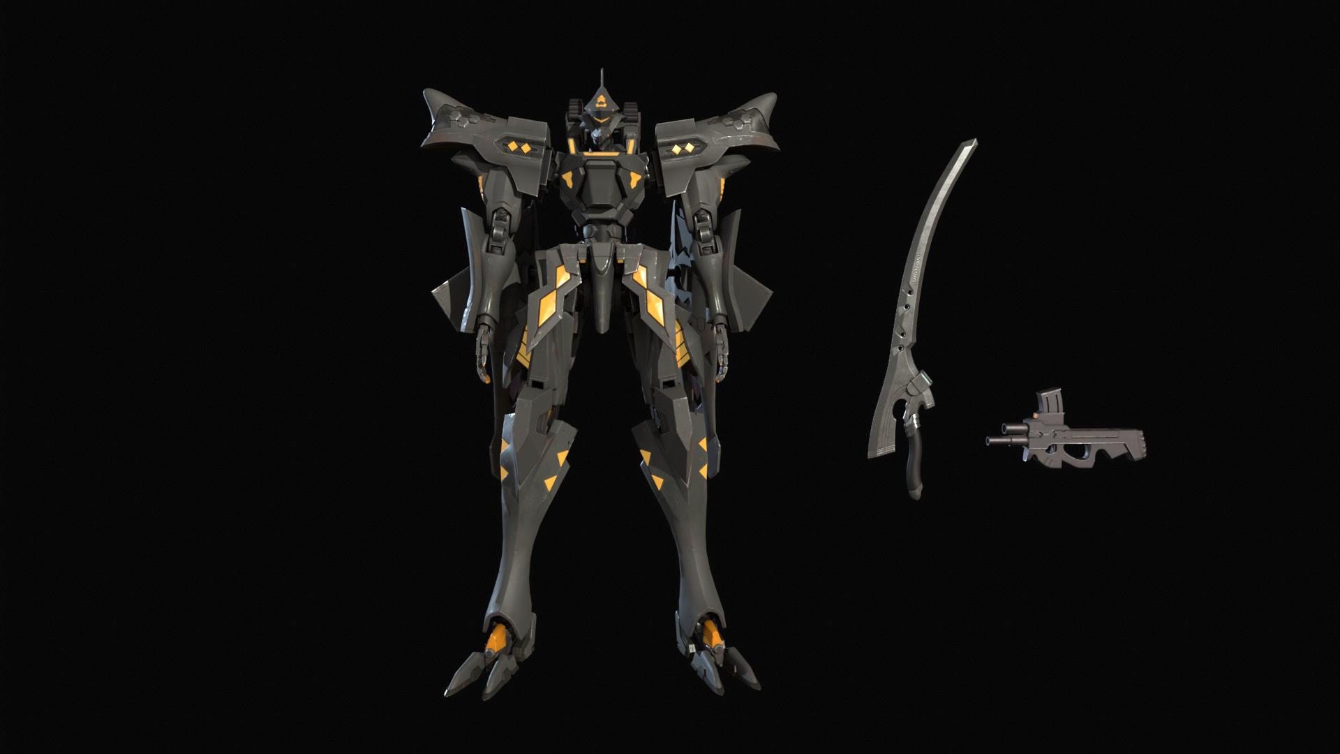 【問題】3d模型 武御雷type-00c @Muv-Luv 哈啦板 - 巴哈姆特