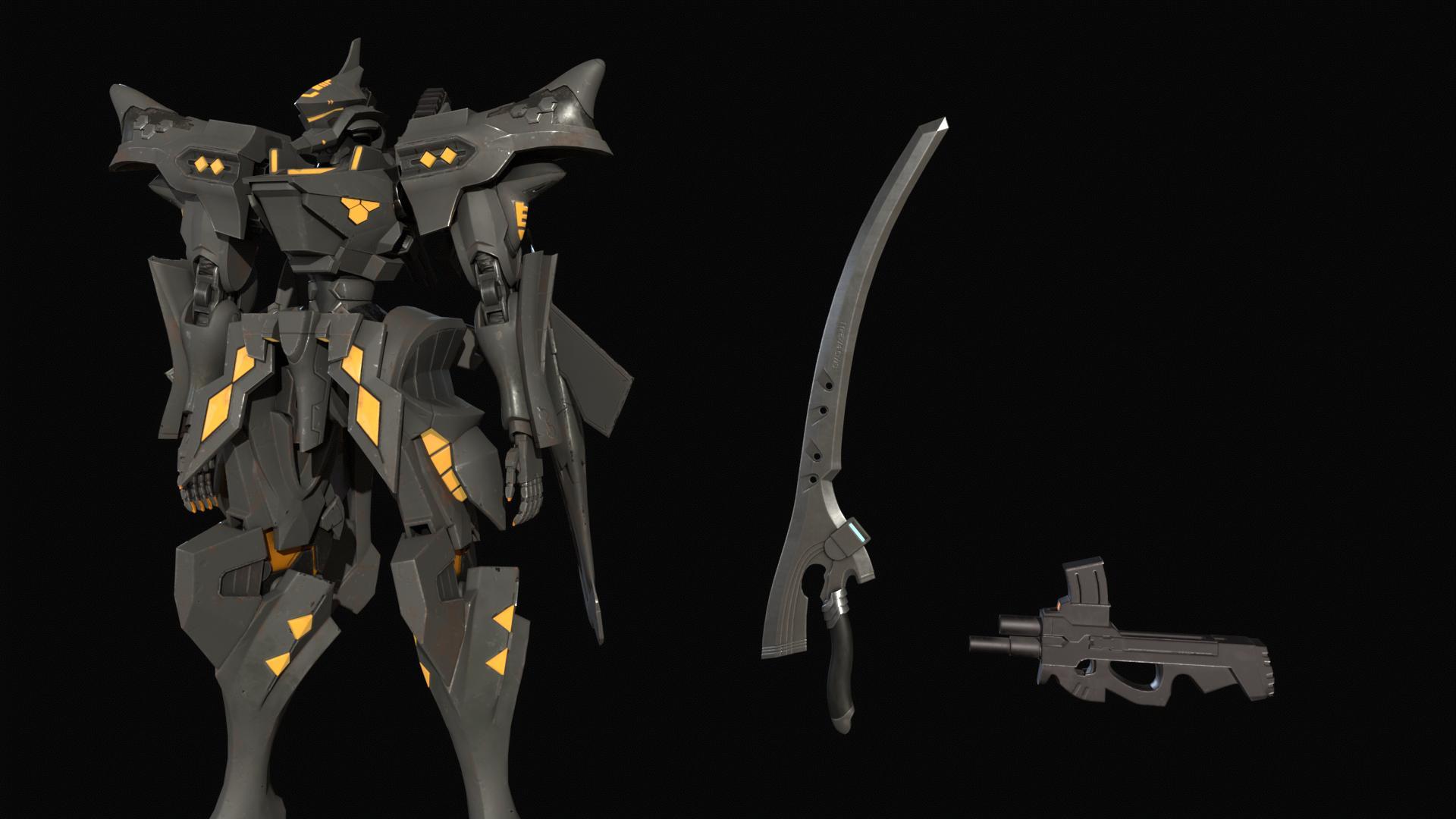 【問題】3d模型 武御雷type-00c @Muv-Luv 哈啦板 - 巴哈姆特