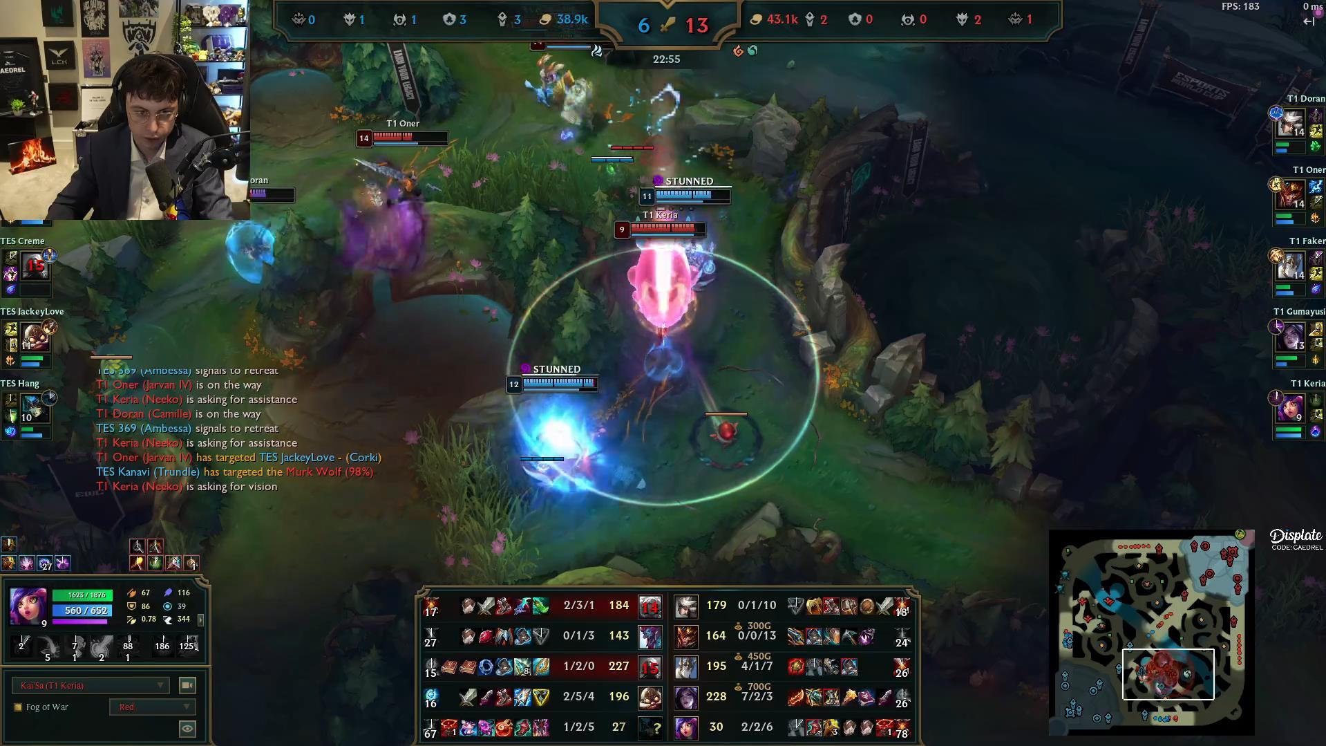 【討論】Keria妮可這個完美繞後太扯了吧 @英雄聯盟 League of Legends 哈啦板 - 巴哈姆特