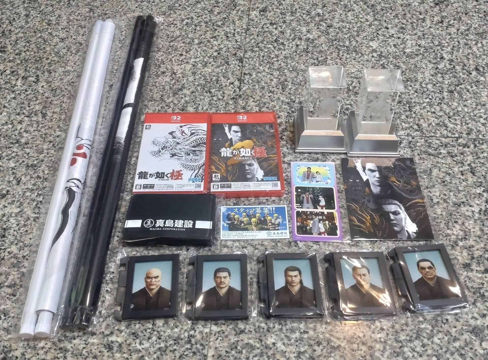 NS2《人中之龍 極》、《人中之龍 極2》日版DX包入手 - sai08092003的創作 - 巴哈姆特