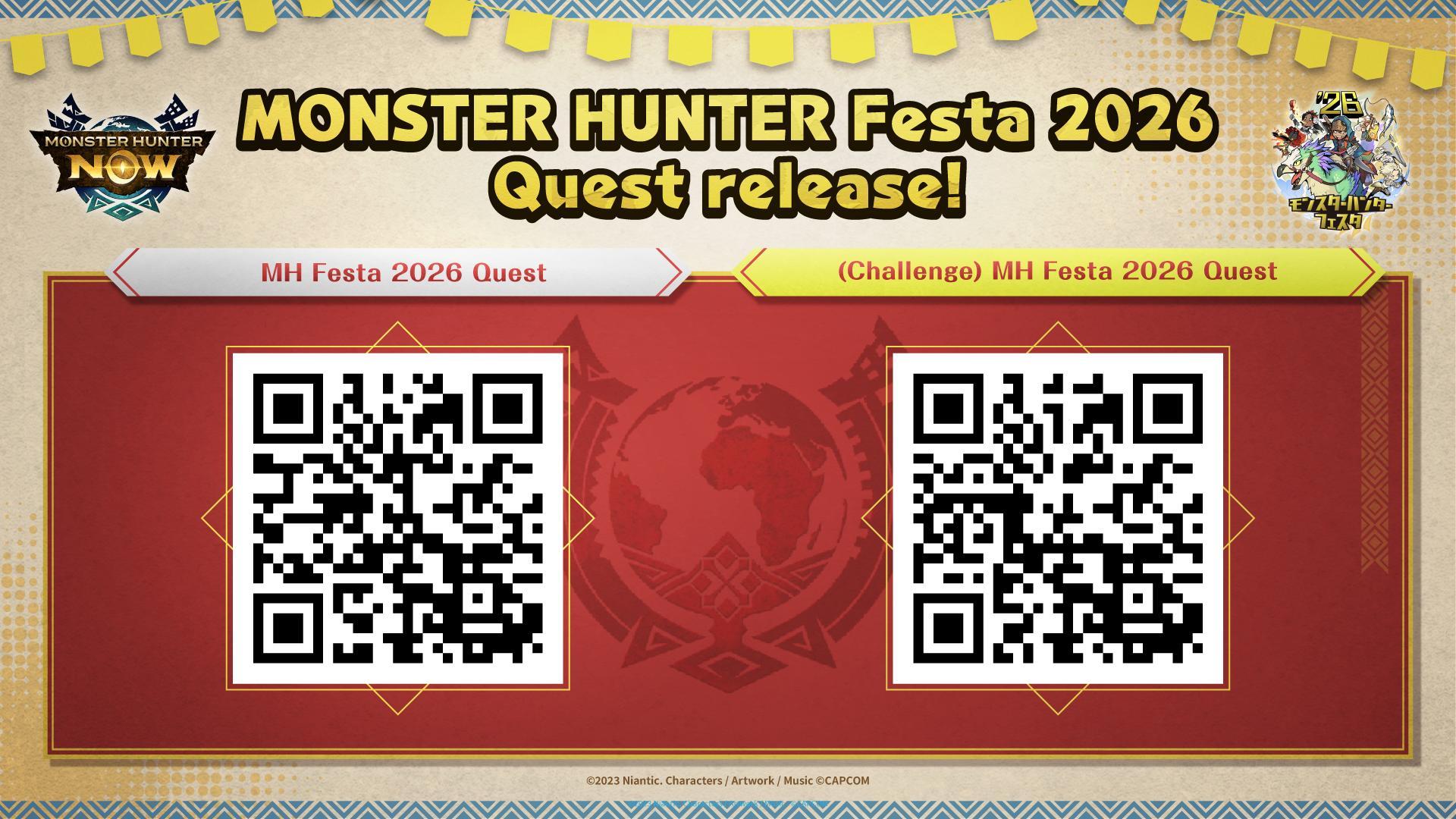 【情報】Monster Hunter Festa'26紀念任務#公會卡背景#活動勳章#突變火龍R6 @Monster Hunter Now 哈 ...